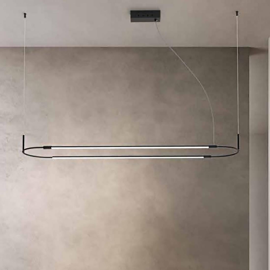 Lampadario moderno led sikrea elia s2 n 7135 3000°k 3330lm sospensione ...