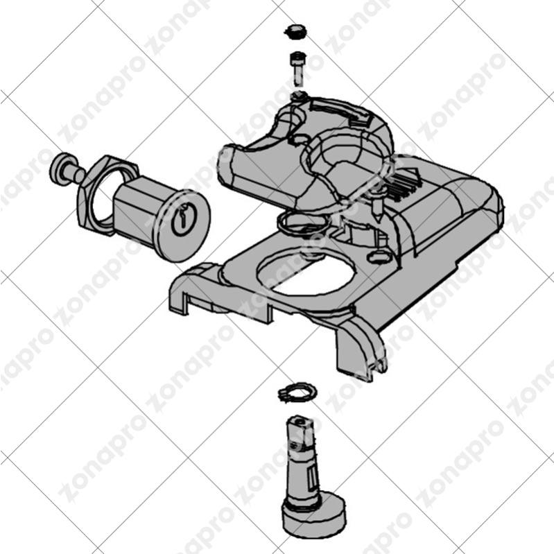 Gruppo Sblocco Per Motore Attuatore 413 415 Ricambio Originale FAAC ...
