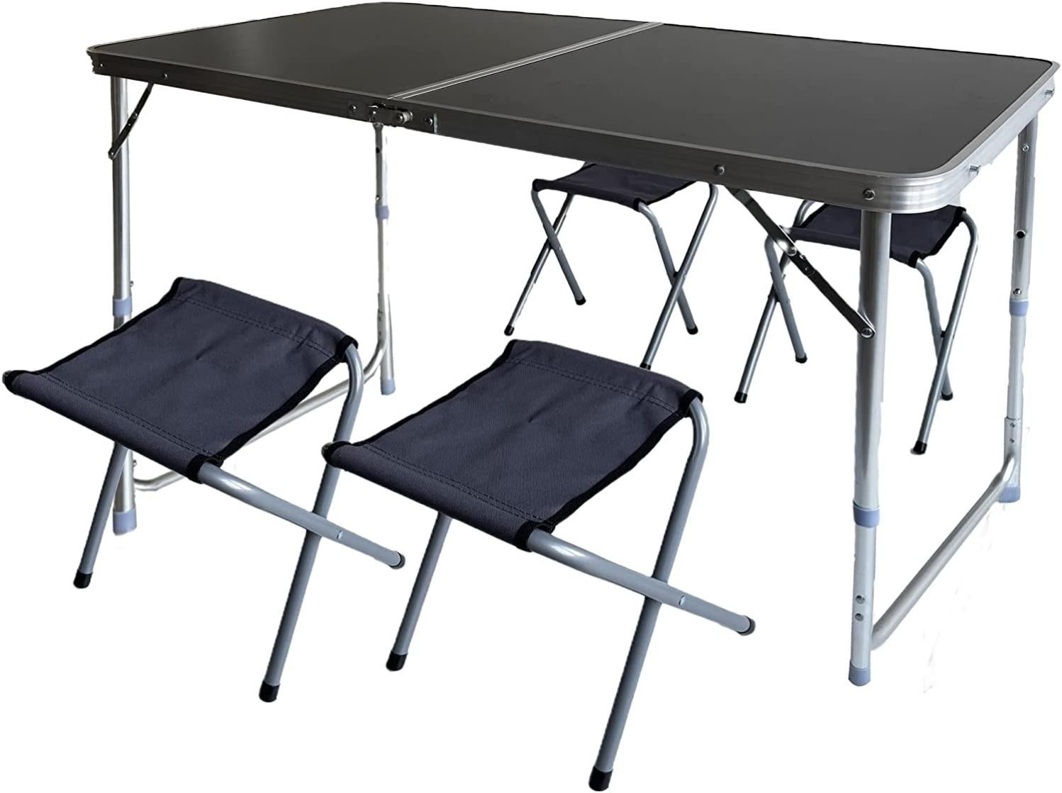 TIENDA EURASIA® Conjunto de Mesa y Sillas de Jardin - Estructura de ...