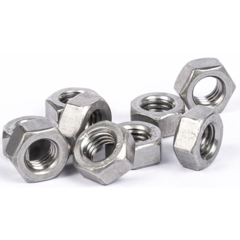 Ecrous hexagonaux (HU) inox A2 - 100 pcs - 6 mm | Leroy Merlin