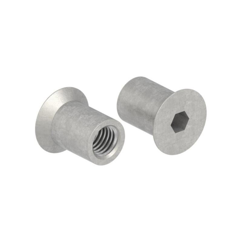 Ecrous douille inox A2 - 20 pcs - 6 mm | Leroy Merlin