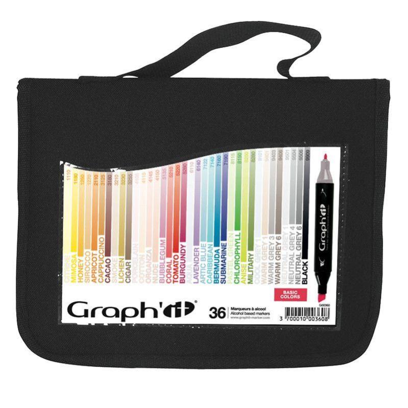 Kit 36 pennarelli Graph'It - Colori base | Leroy Merlin