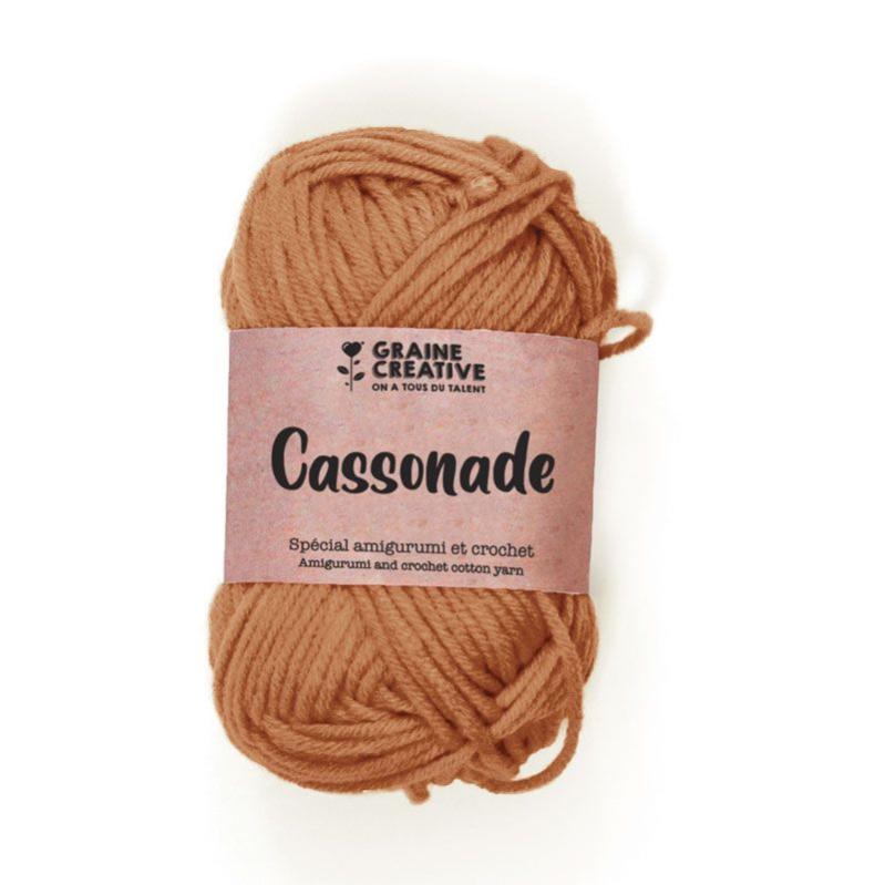 Fil de coton spécial crochet et amigurumi 55 m - camel - Graine ...