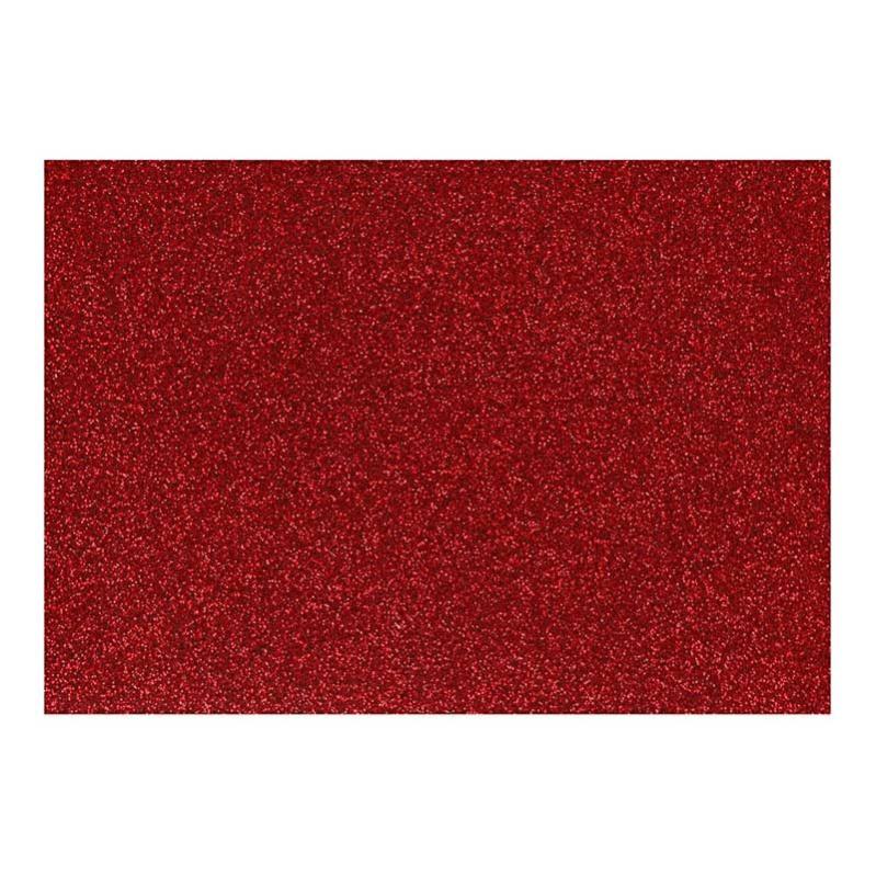 Papier thermocollant rouge pailleté - 14,8 x 21 cm - Creotime | Leroy ...