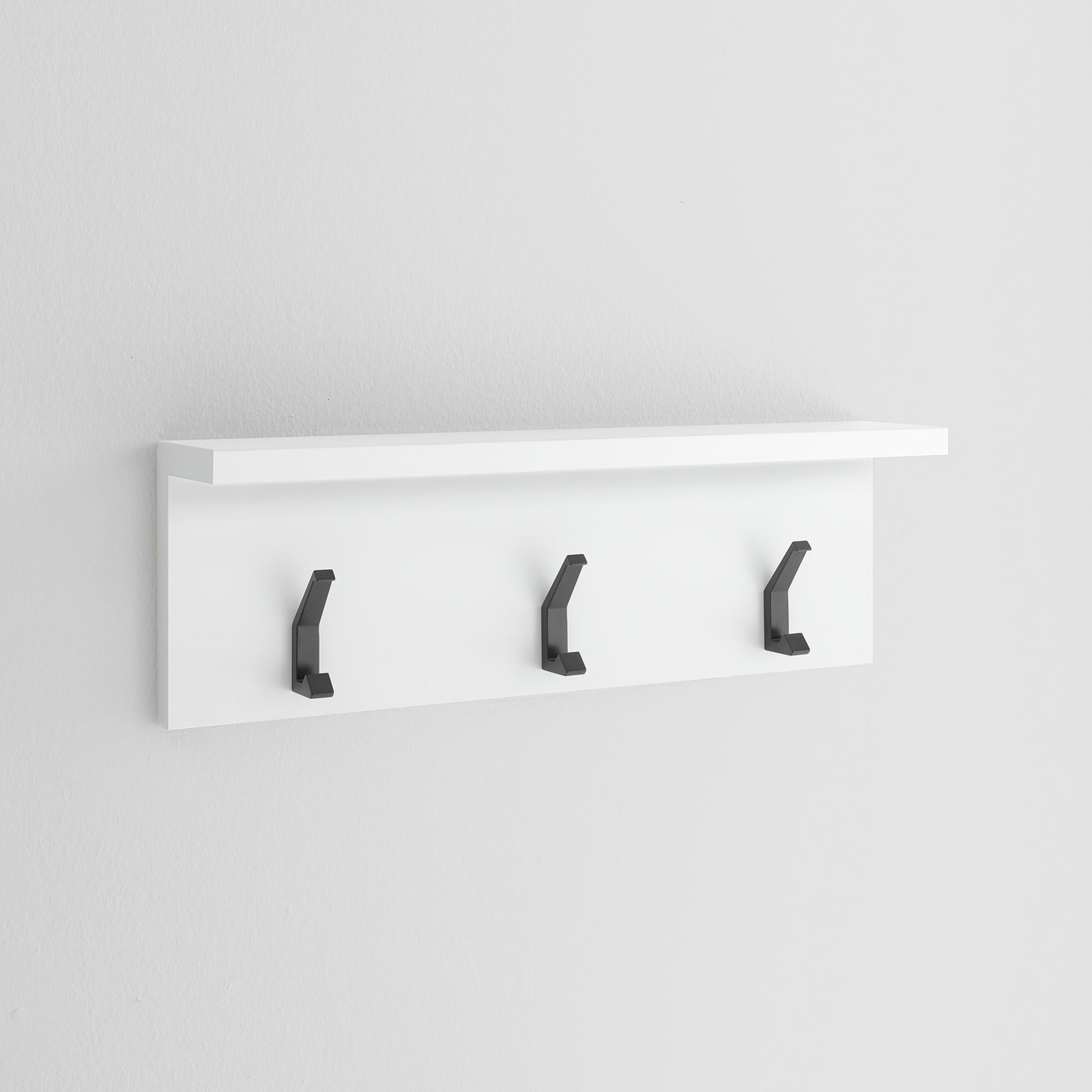 ARHome, Appendiabiti con mensola Urban, Bianco Opaco, Made in Italy ...