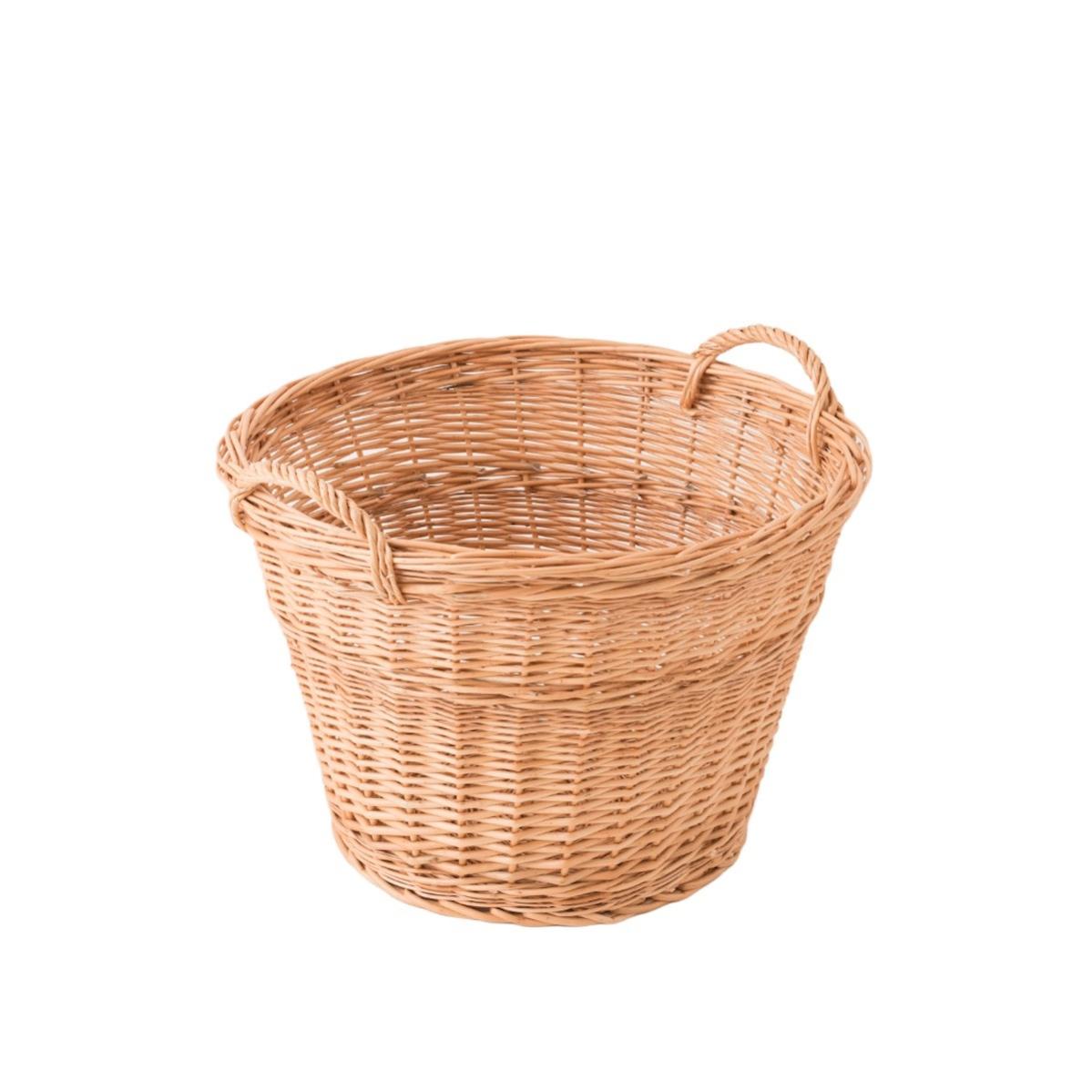 Panière diamètre 52cm osier RONDE | Leroy Merlin