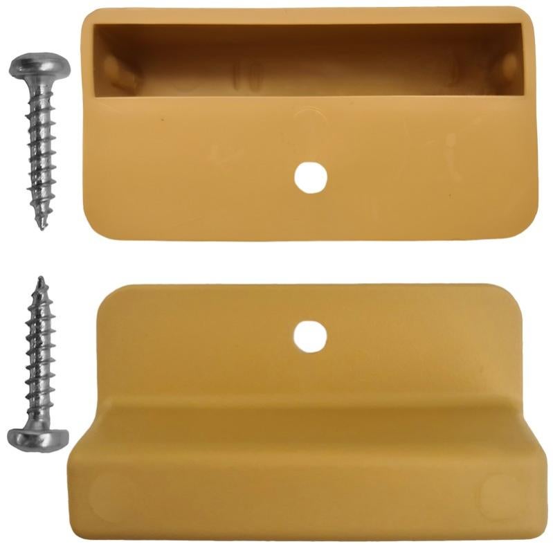 2 embouts Latte 53mm avec vis, agrafer / visser | Attache plastique ...