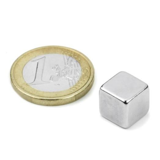 Lot de 10 aimants cube en Néodyme 10x10x10mm | Leroy Merlin