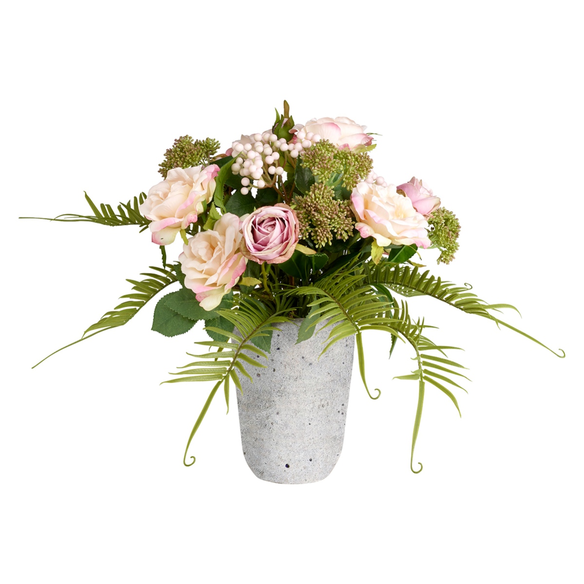 Arrangement de Roses en Pot CYNTHIA H34 | Leroy Merlin