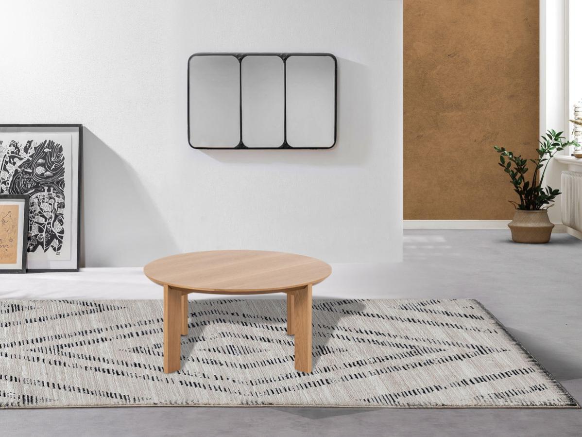 BOBOCHIC Table basse DUCHAMP placage chêne massif | Leroy Merlin