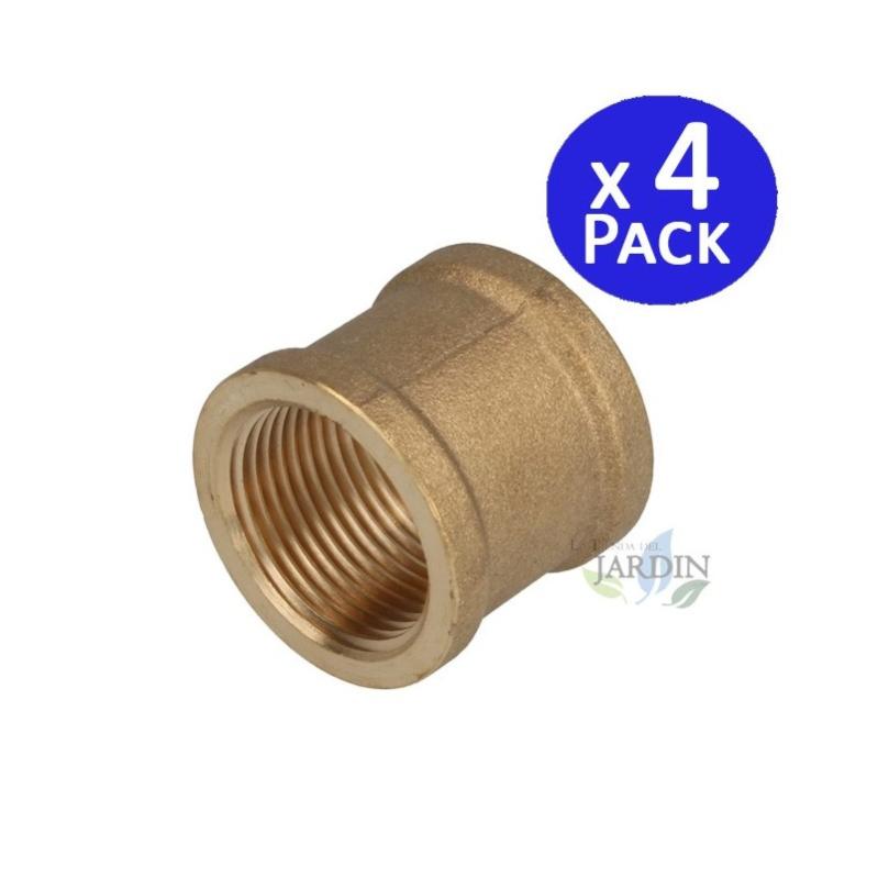 Manicotto femmina filettato in ottone 4 x 2" | Leroy Merlin