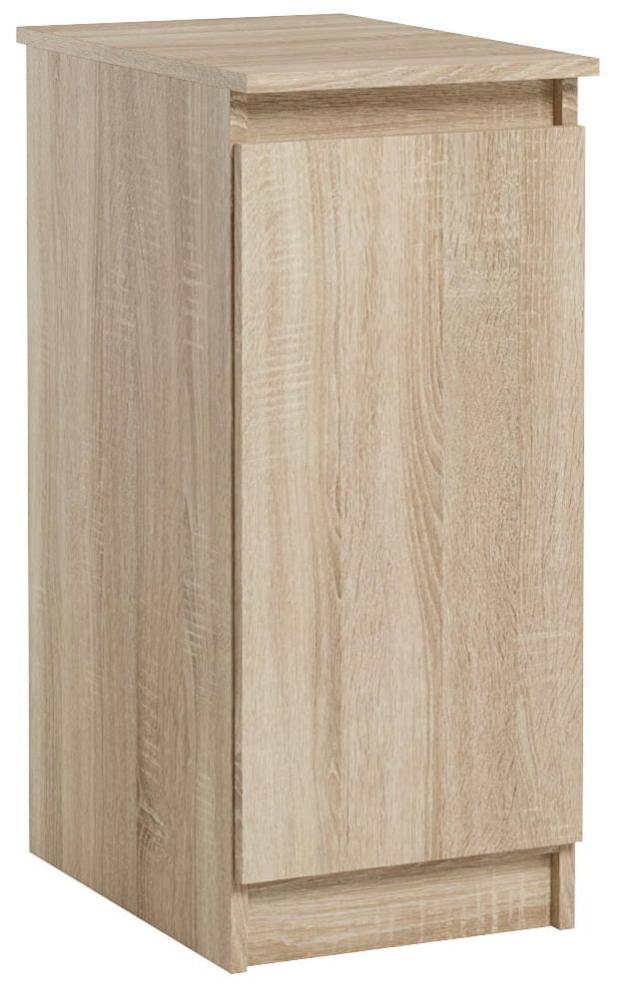 Caisson de bureau 2 étagères JARIS bois chêne sonoma 76,6 x 33 x 50 cm ...