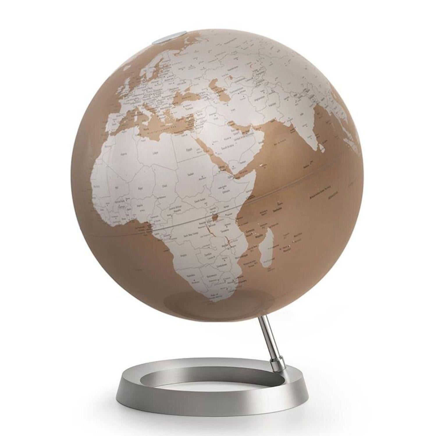 Globe terrestre Full Circle Vision Ø 30 cm Marron - Atmosphère | Leroy ...