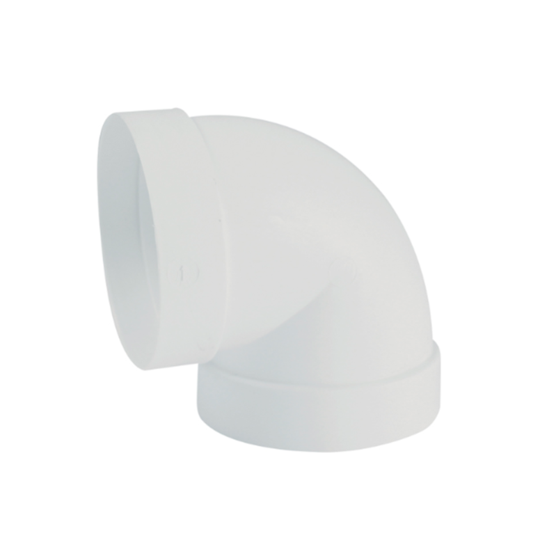 Codo 90° circular blanco Ø125 Ø125 | Leroy Merlin