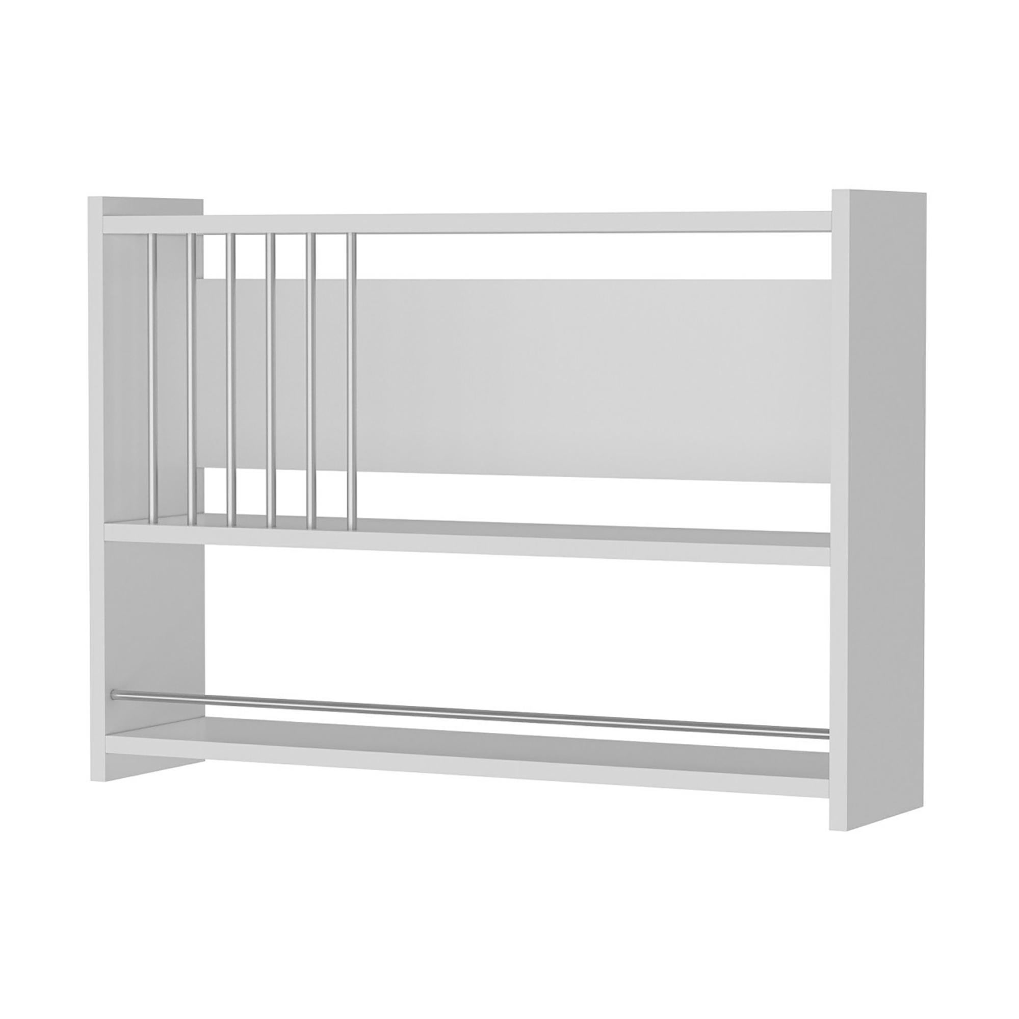 Scaffale Pensile 'Helsingør' Mensola da Parete per Cucina - Bianco [en ...