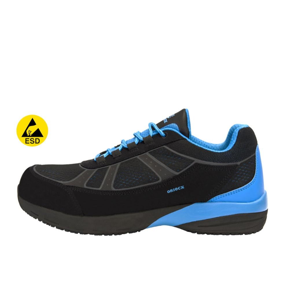 Chaussures de sécurité ORIOCX Alesón S1P ESD Bleu Taille-44 | Leroy Merlin