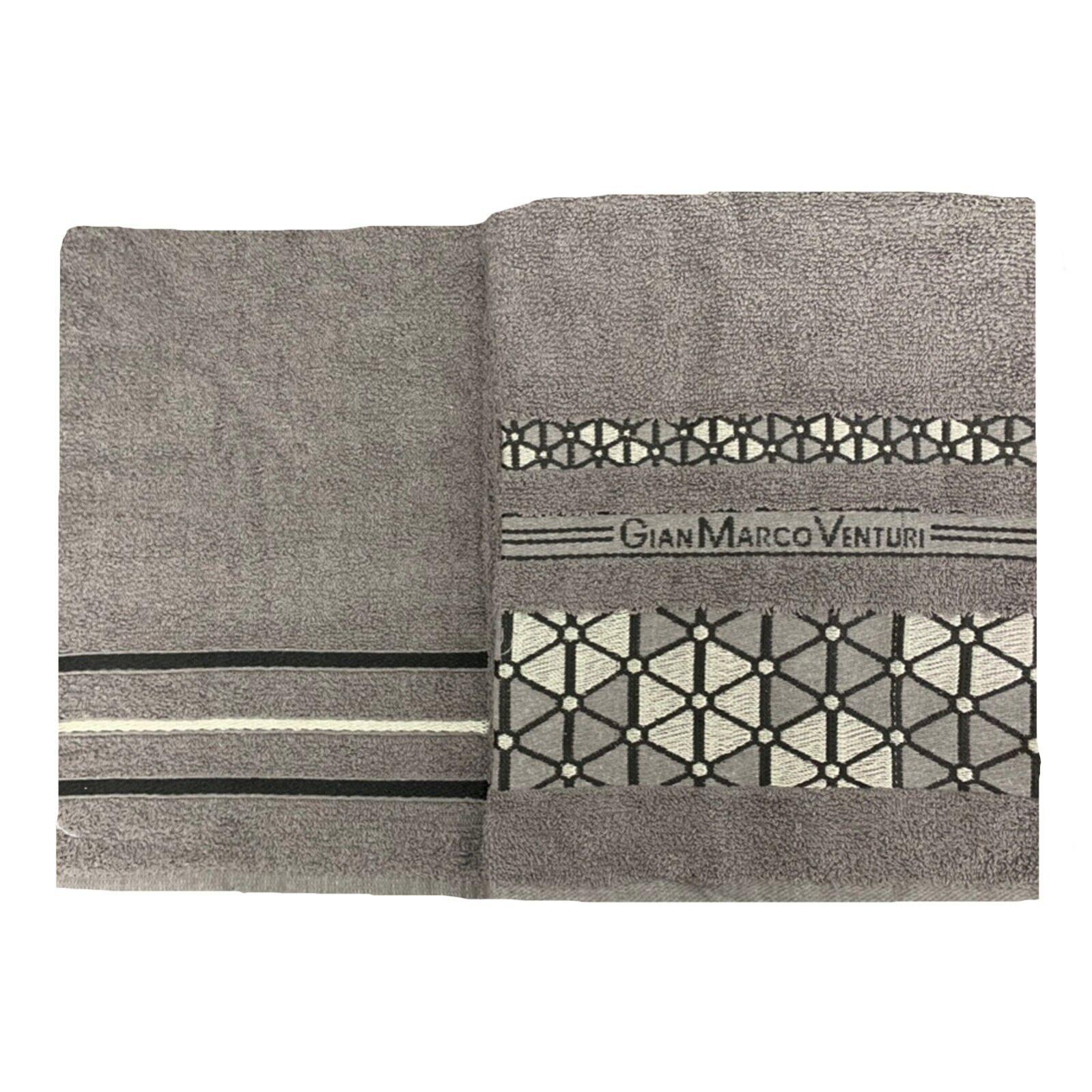 SET ASCIUGAMANI VISO + OSPITE GIANMARCO VENTURI IN TINTA UNITA COD ...
