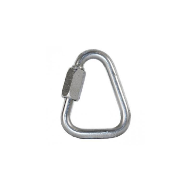 Maillon rapide delta acier zingué | Bricoman