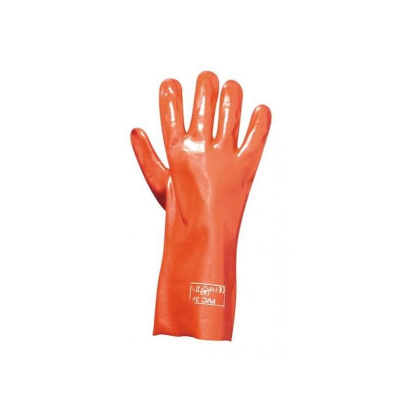 Gant enduit pvc rouge 36 cm | Leroy Merlin