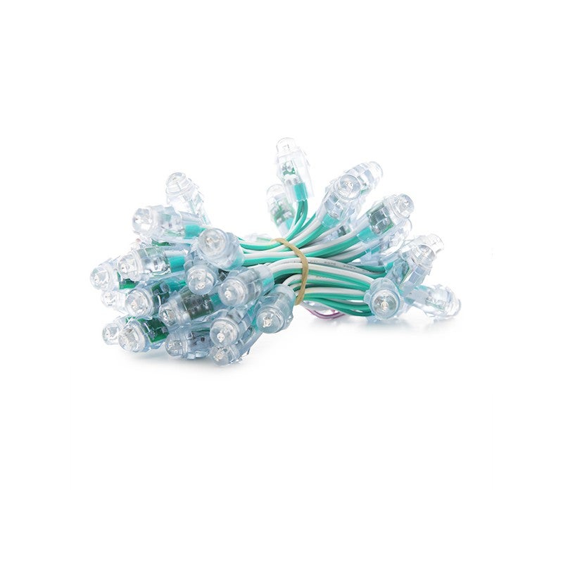 Pixel LED 0.1W 2Lm 12Mm 5V Epistar (Chaîne 40 Pièces) Vert 50.000H [DE ... Pixel LED 0.1W 2Lm 12Mm 5V Epistar (Chaîne 40 Pièces) Vert 50.000H [DE ...