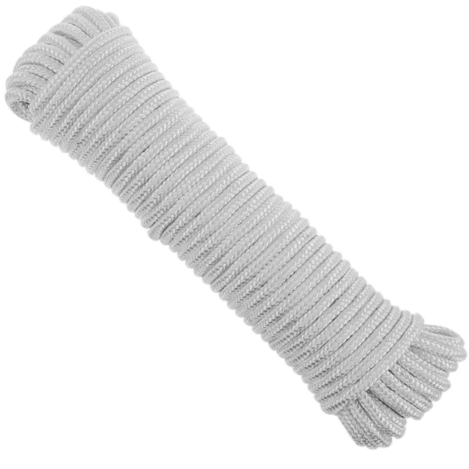 Corda con design intrecciato in poliestere bianco da 10 mx 6 mm | Leroy ...