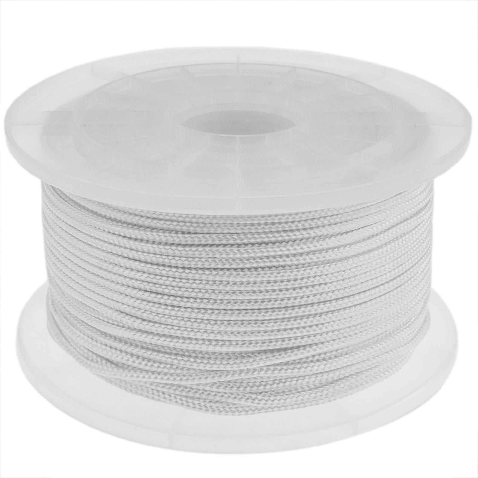 Corda progettata a forma di treccia in nylon bianco da 100 mx 3 mm ...