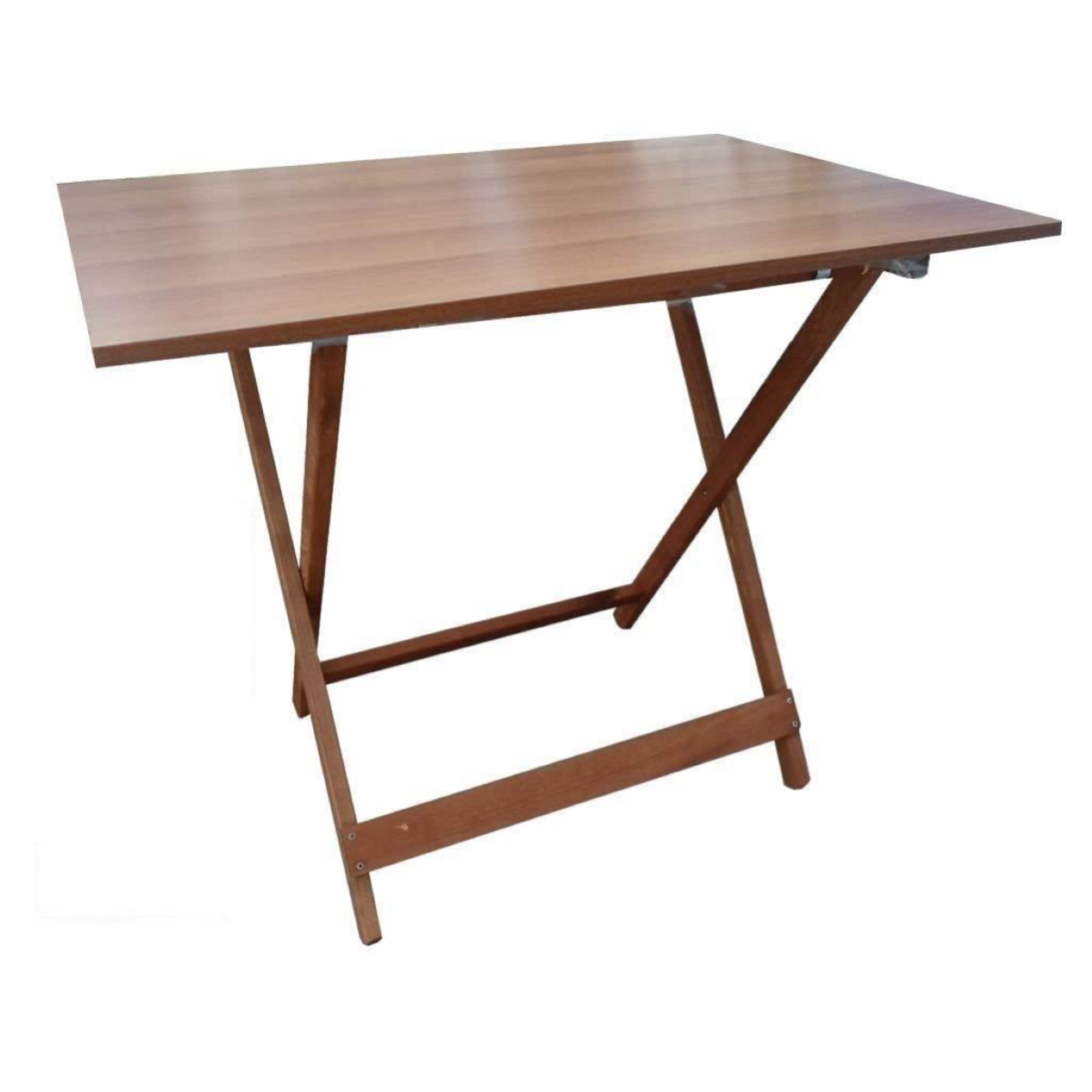 Tavolo pieghevole legno piano in formica Noce 60X87 cm | Leroy Merlin