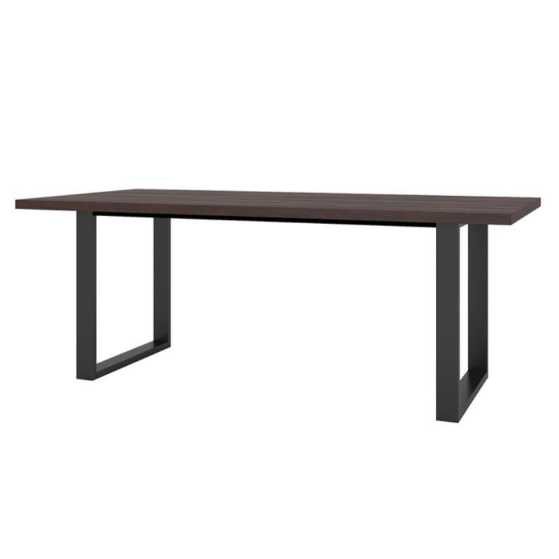 Table 8 personnes pour salle à manger collection MILO coloris chêne ...