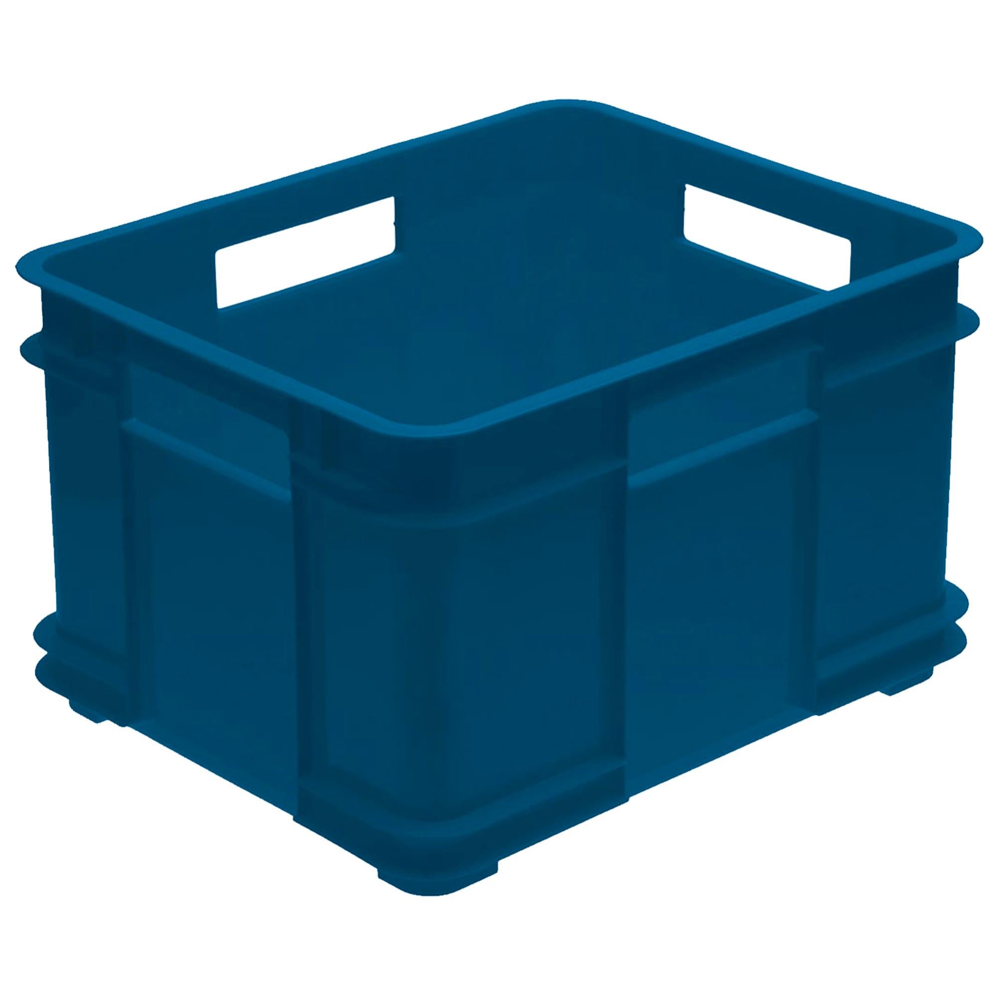Contenitore Eurobox XL, plastica ECO (PP), 43 x 35 x 24 cm, 28 l, Blu ...
