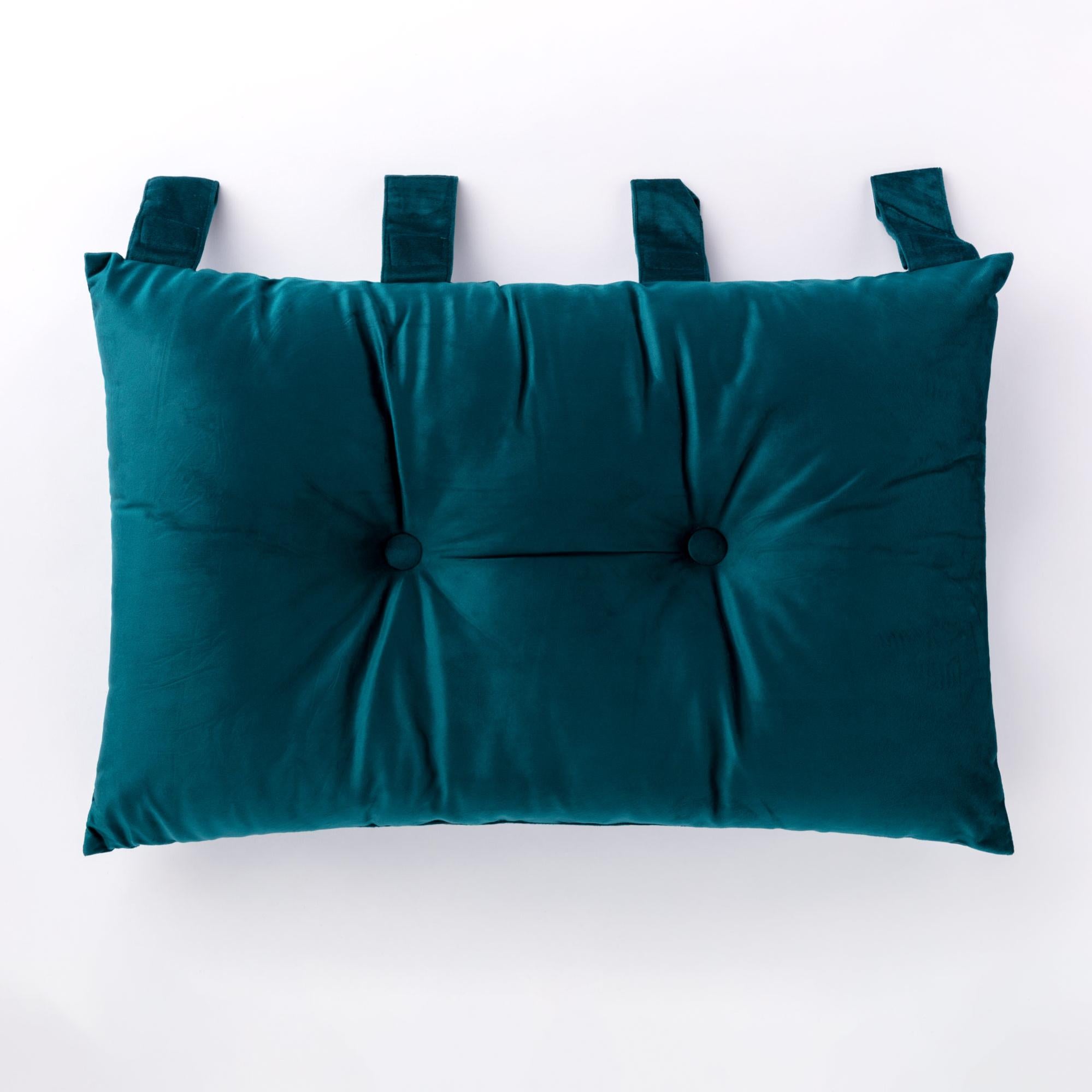 Cuscino per testiera con bottoni e asole regolabili Miriam Avio | Leroy ...