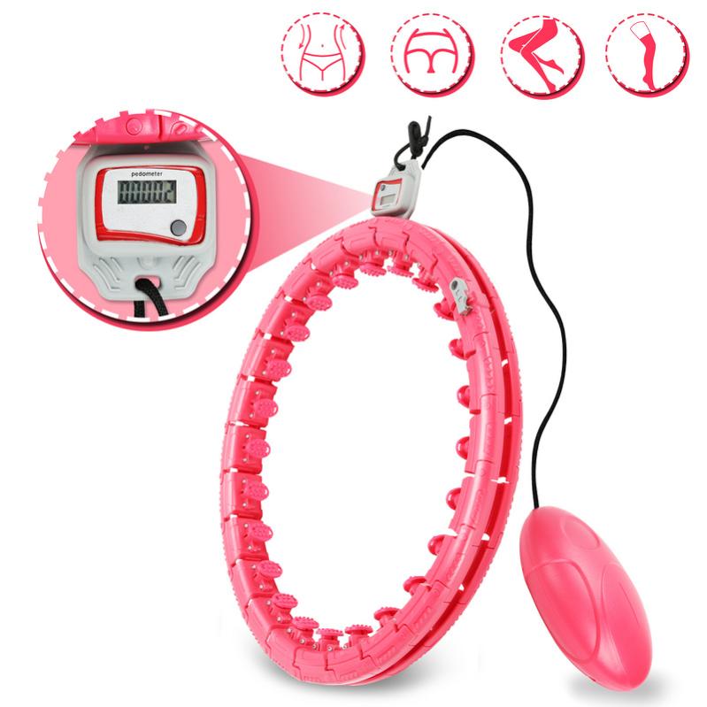 24 Pièces Hula Hoop Intelligent avec Compteur Améliorer la Posture ...