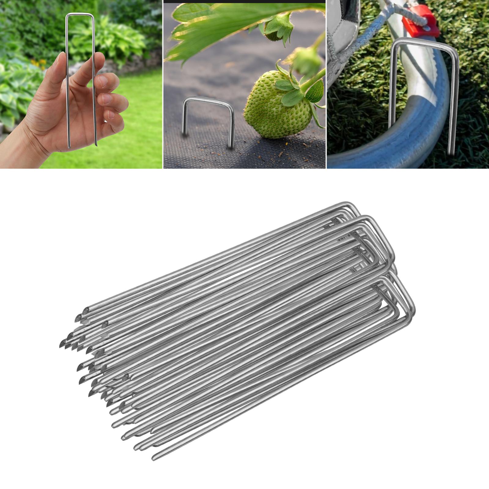 200 Piquets d'Ancrage au SolPiquets d'Ancrage au Sol Galvanisés 15x2 ...