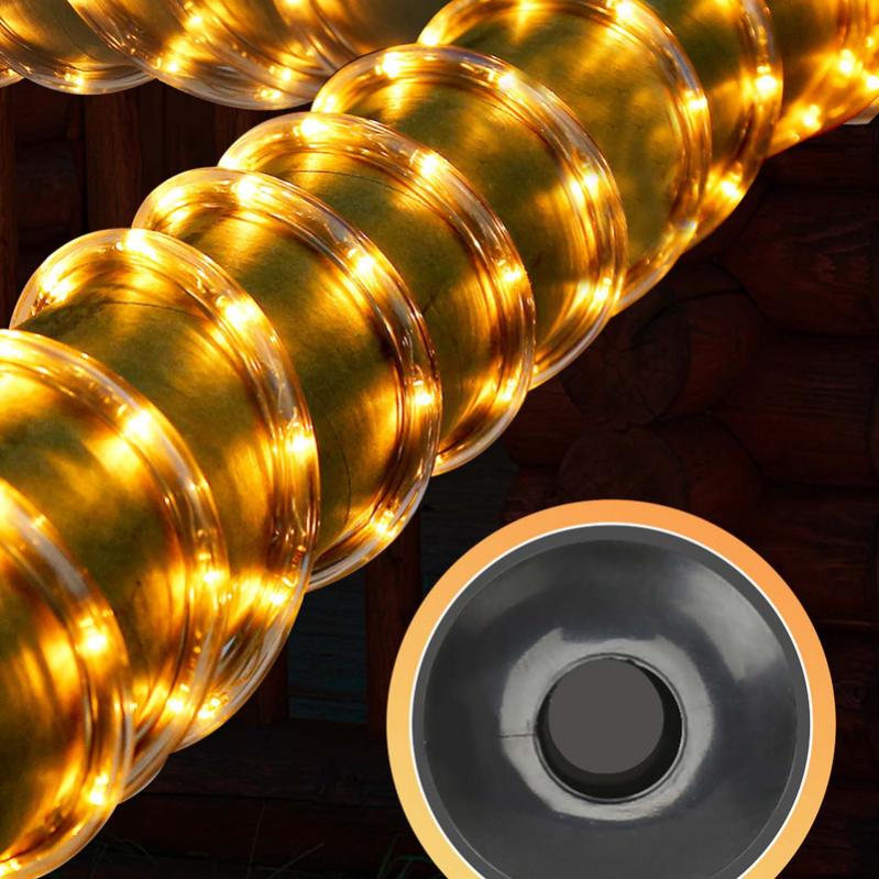 Tube Lumineux Extérieur LED Guirlande Lumineuse Décoration et Adapteur ...