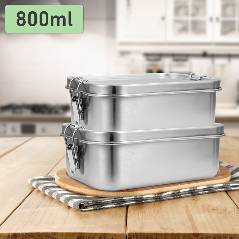 2x 800ml lunch box inox lunch box inox lunch box maternelle sans BPA ...
