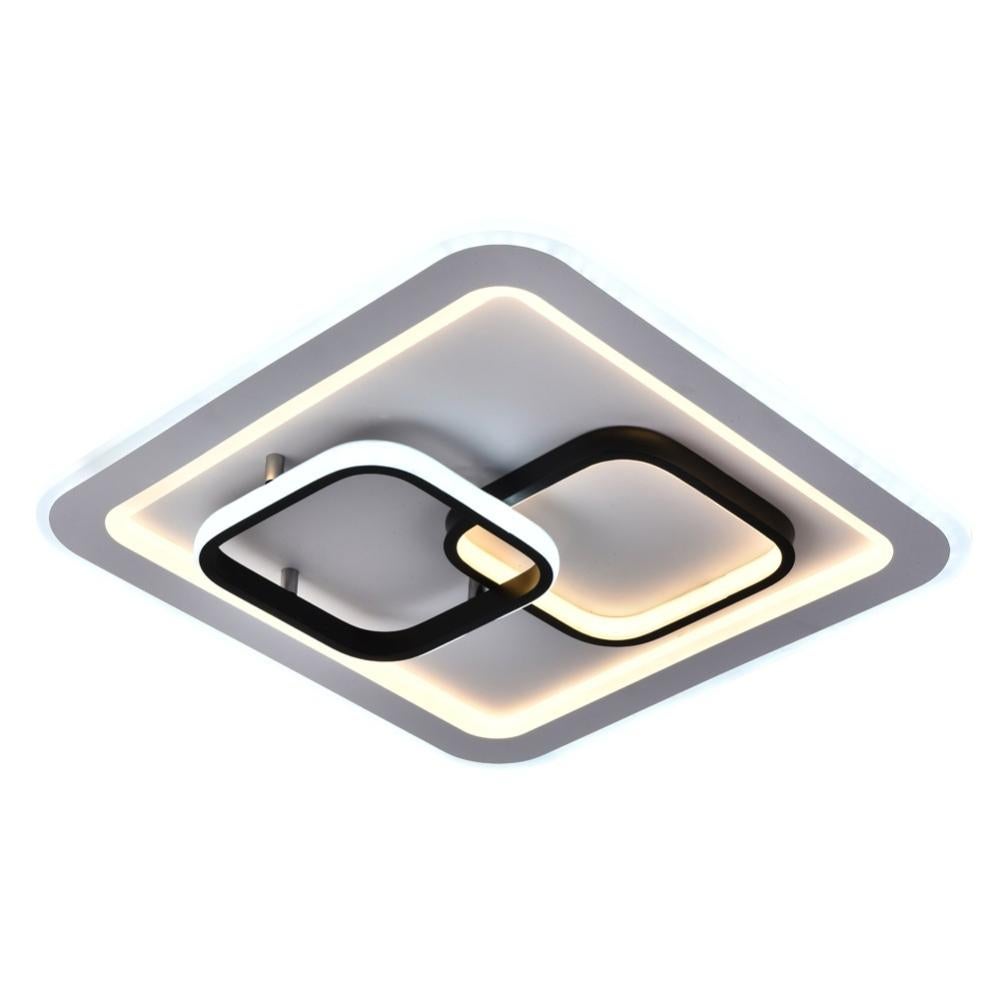 Plafoniera Smart LED Penn 90W 3CCT Dimmerabile Bianca e Telecomando ...