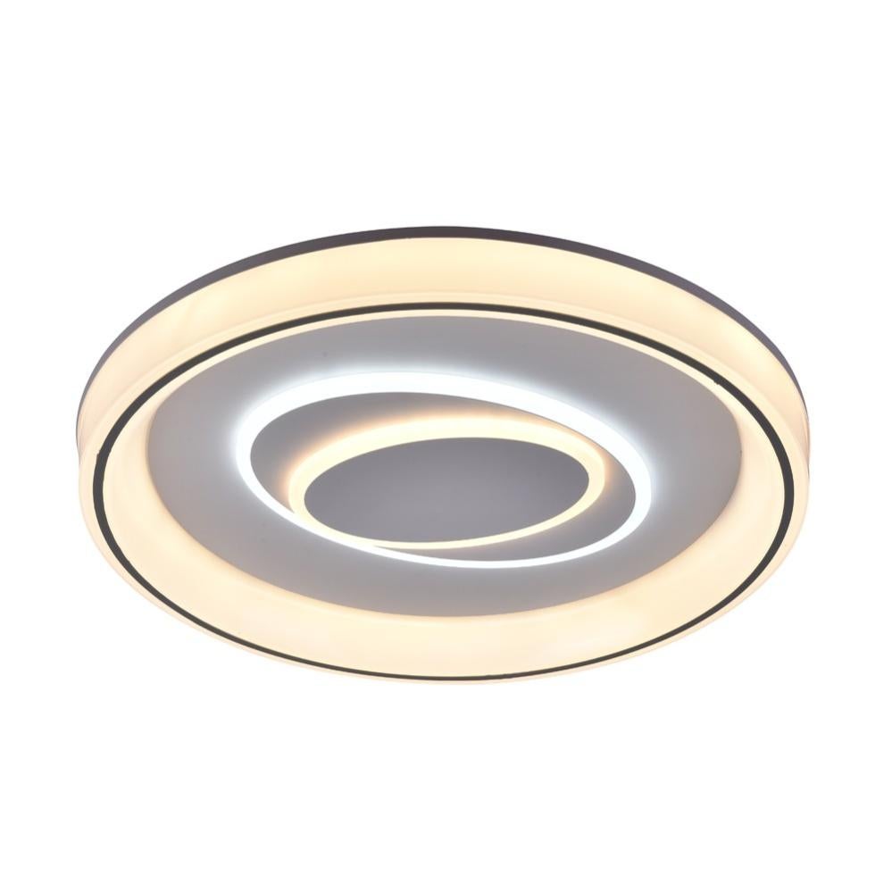 Plafoniera LED Smart Ryad 85W 3CCT Dimmerabile Bianca e telecomando ...