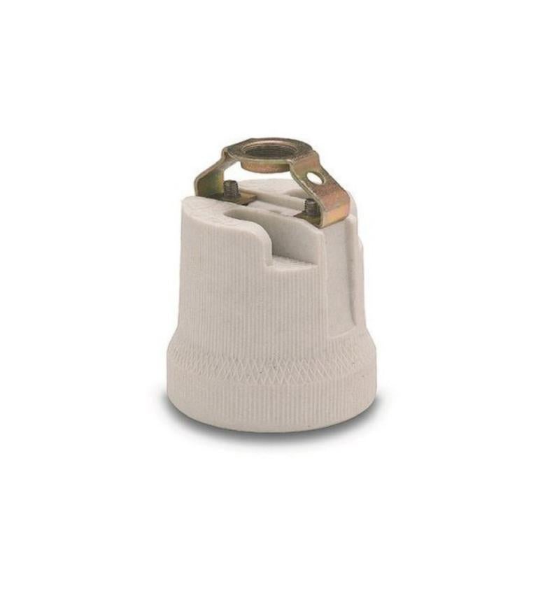 Douille en porcelaine E-27 normalisée double M10x100 - FAMATEL | Leroy ...