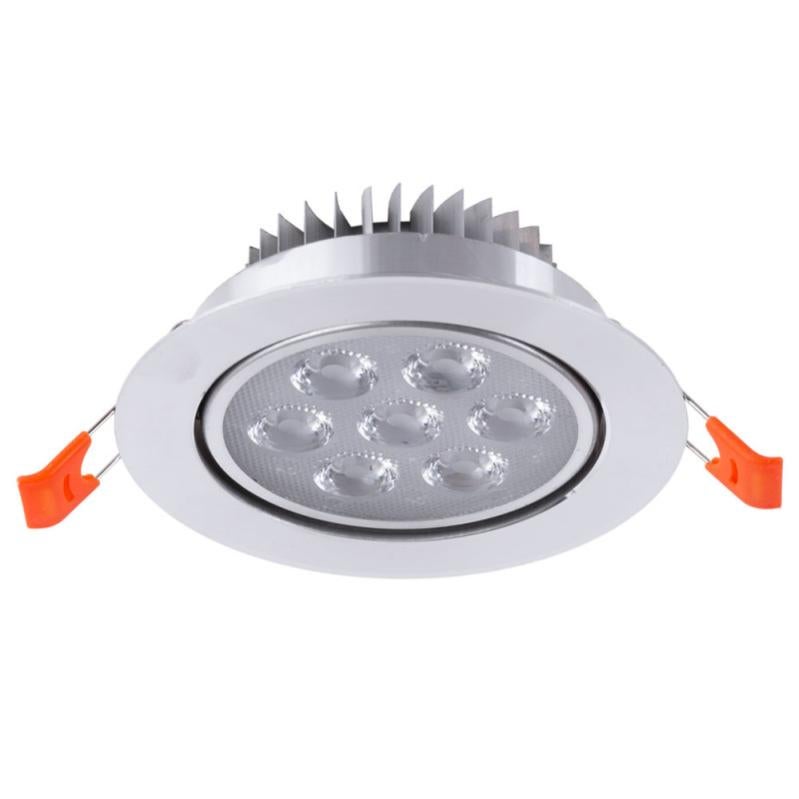 Riflettore Downlight LED 7W 655Lm 3000ºK Circolare 40.000H [HO-LEDDOWN ...