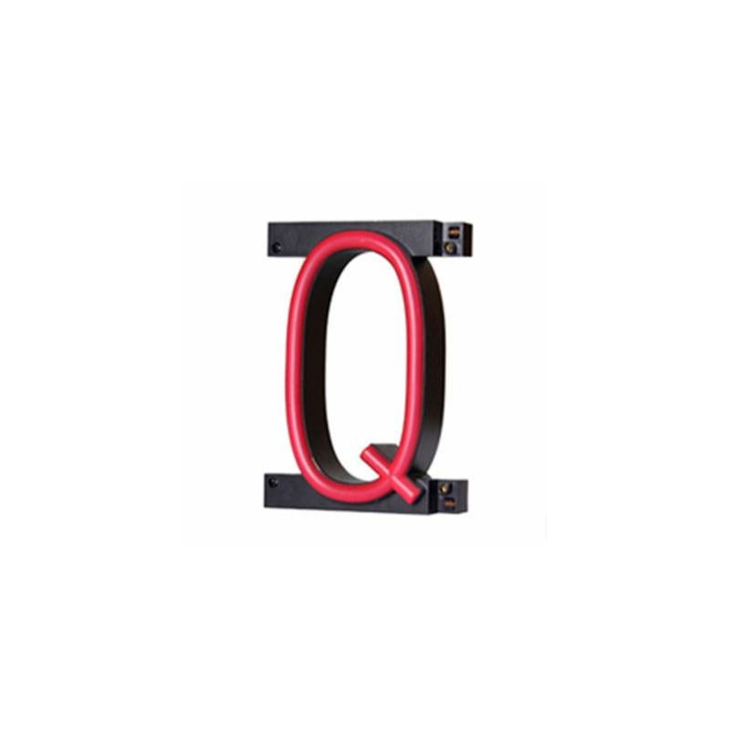 Lettera LED Neon Q Larghezza 100Mm Altezza 161Mm Sfondo 38Mm | Leroy Merlin
