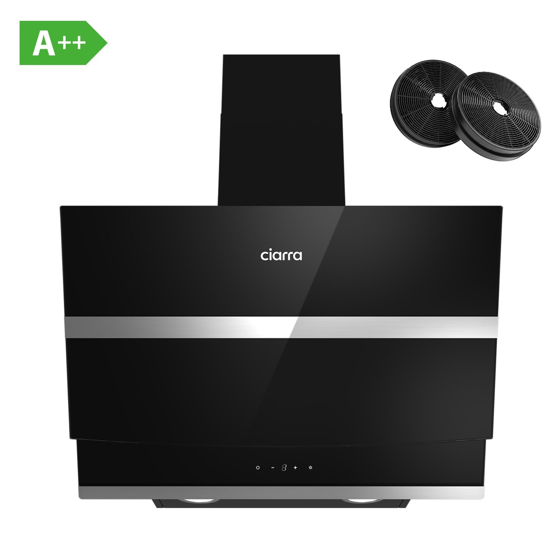 CIARRA Cappa Ad Angolo 60cm Touch Control 650 M³/H 736NBK60 | Leroy Merlin