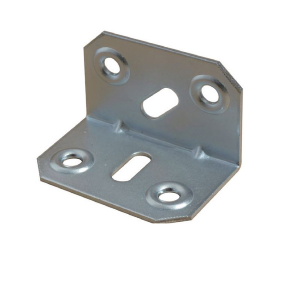 100x Plaque d'acier H26xL40 Connecteur d'angle - Support d'angle ...