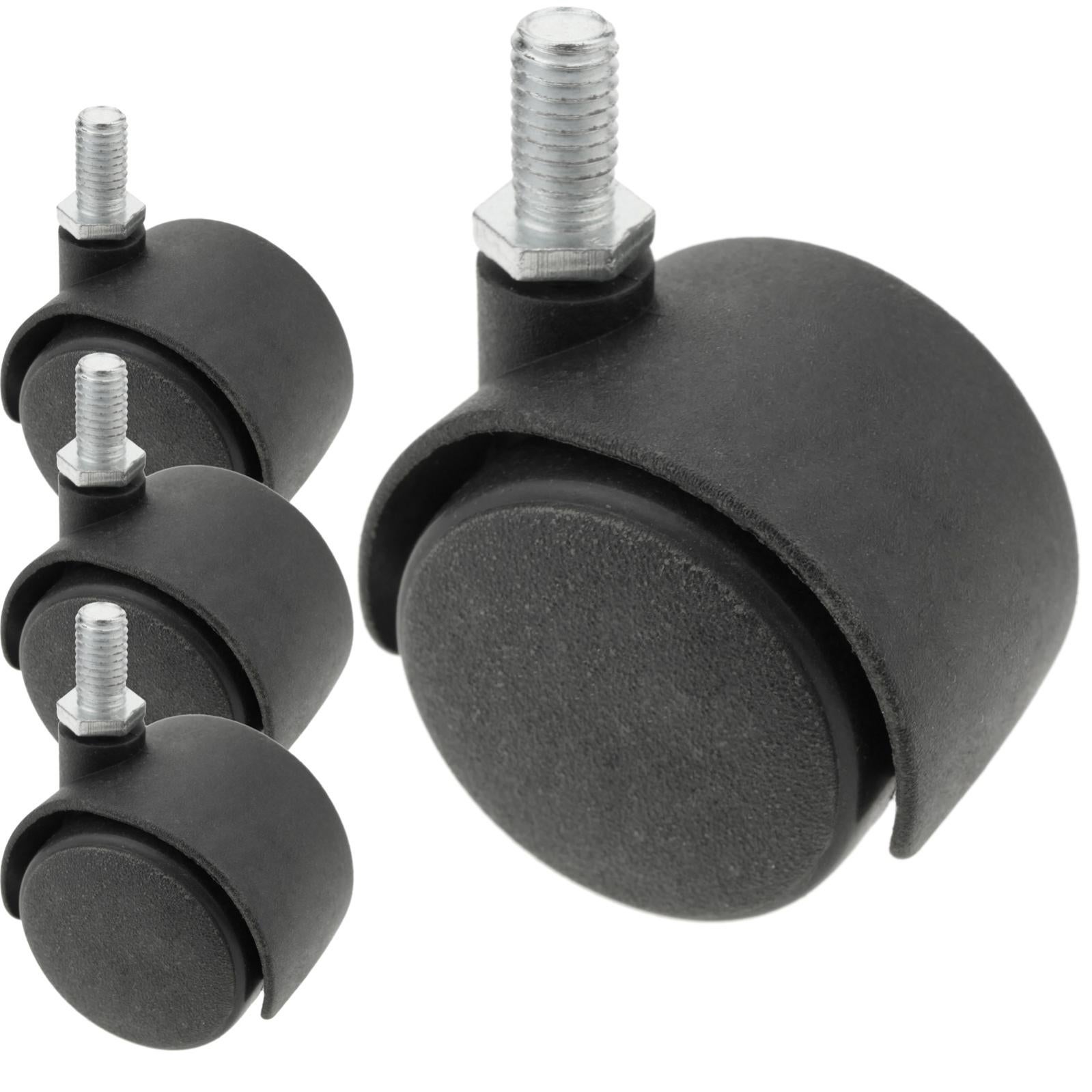 Roulette roulette en nylon sans frein 40 mm M10 (lot de 4) | Leroy Merlin
