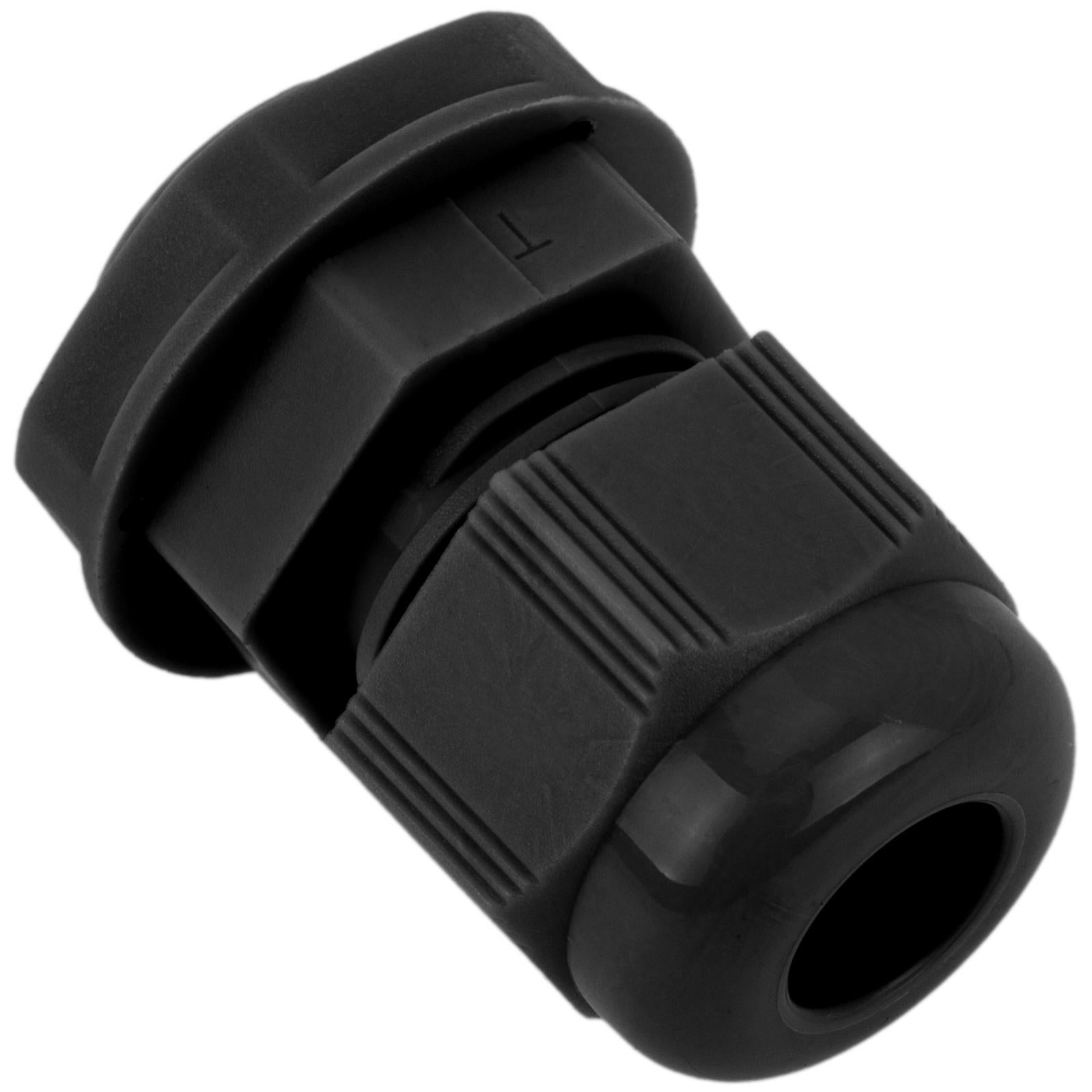 Pasamuros de poliamida negro M12x1.5/8 | Leroy Merlin