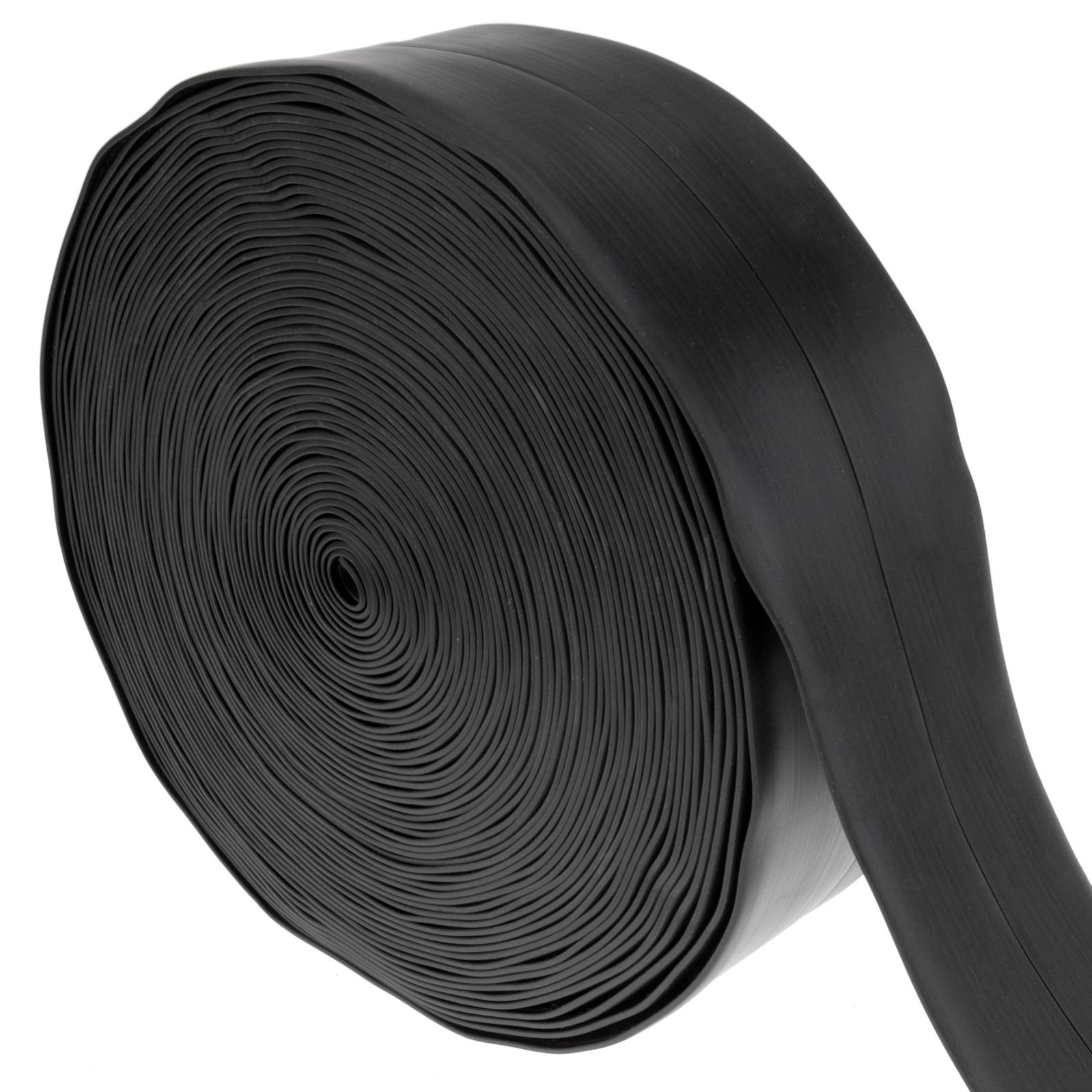 Battiscopa flessibile autoadesivo 19 x 19 mm lunghezza 20 m nero ...