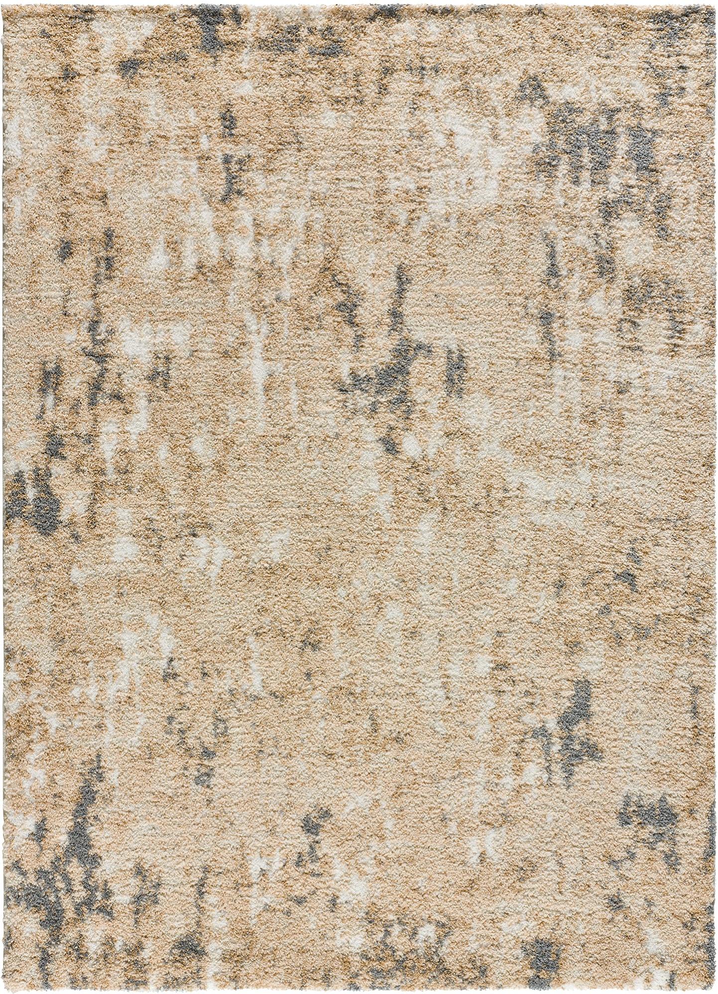 Alfombra con texturas y diseño escandinavo en tonos beige ENYA, 80x150 ...
