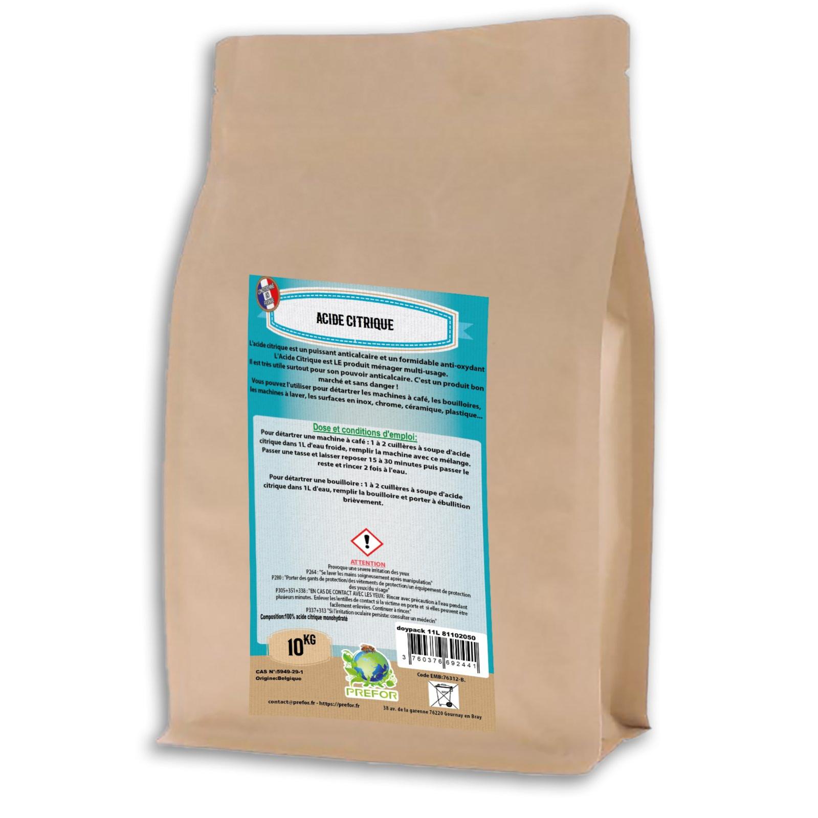 Acide citrique Doypack 11L 10kg | Leroy Merlin