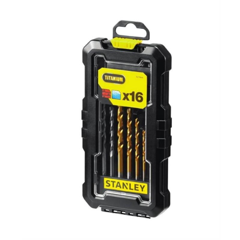 STANLEY STA7221-XJ - Set de accesorios Stanley 16 piezas para taladrar ...