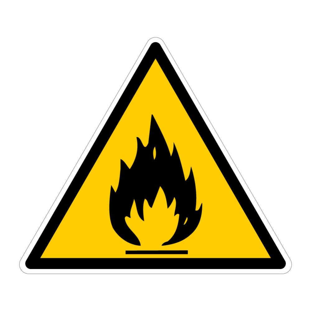Panneau Danger Matières Inflammables (C0042T) 450 x 450 mm Matière ...