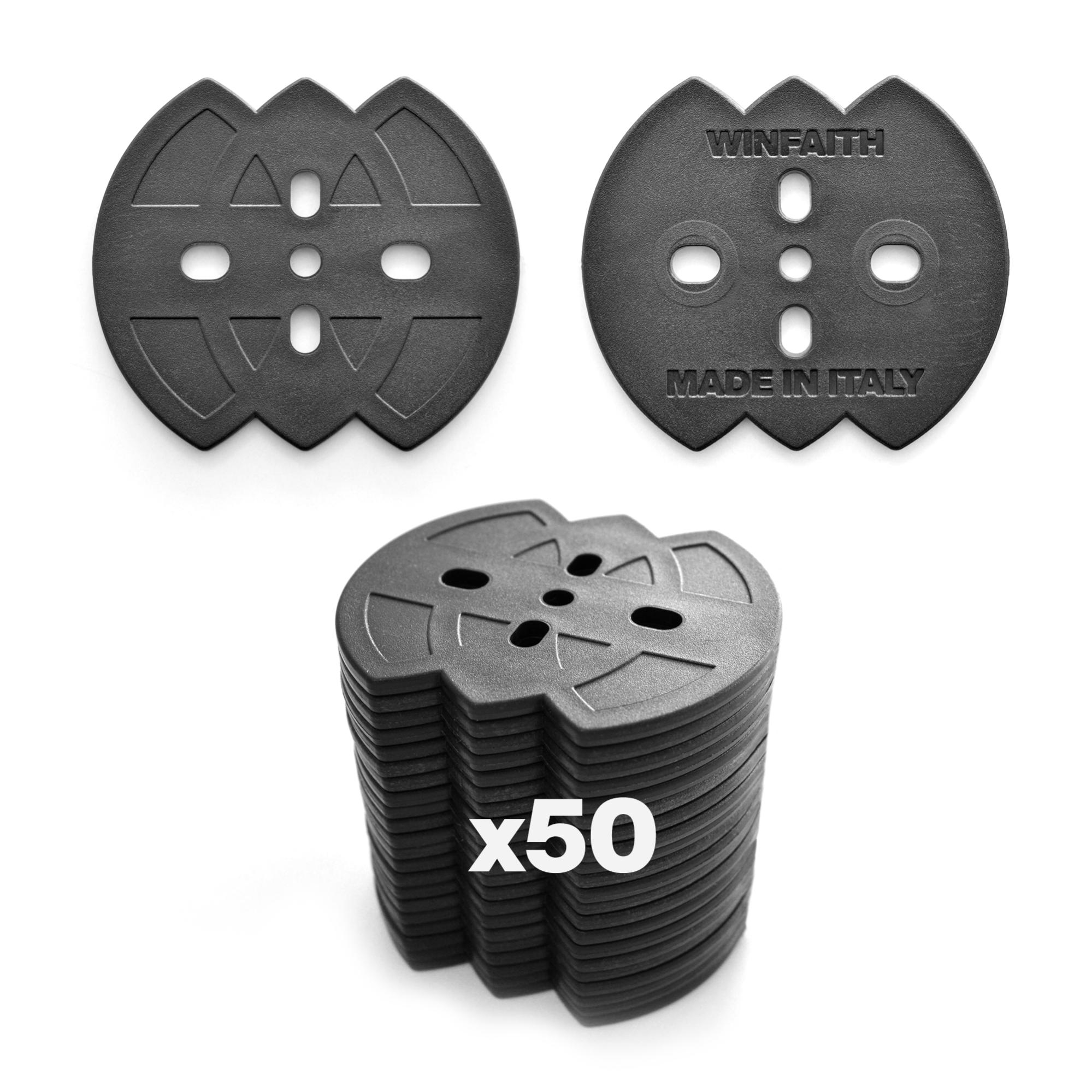 Rondelle nere in plastica (50 pz) | Leroy Merlin