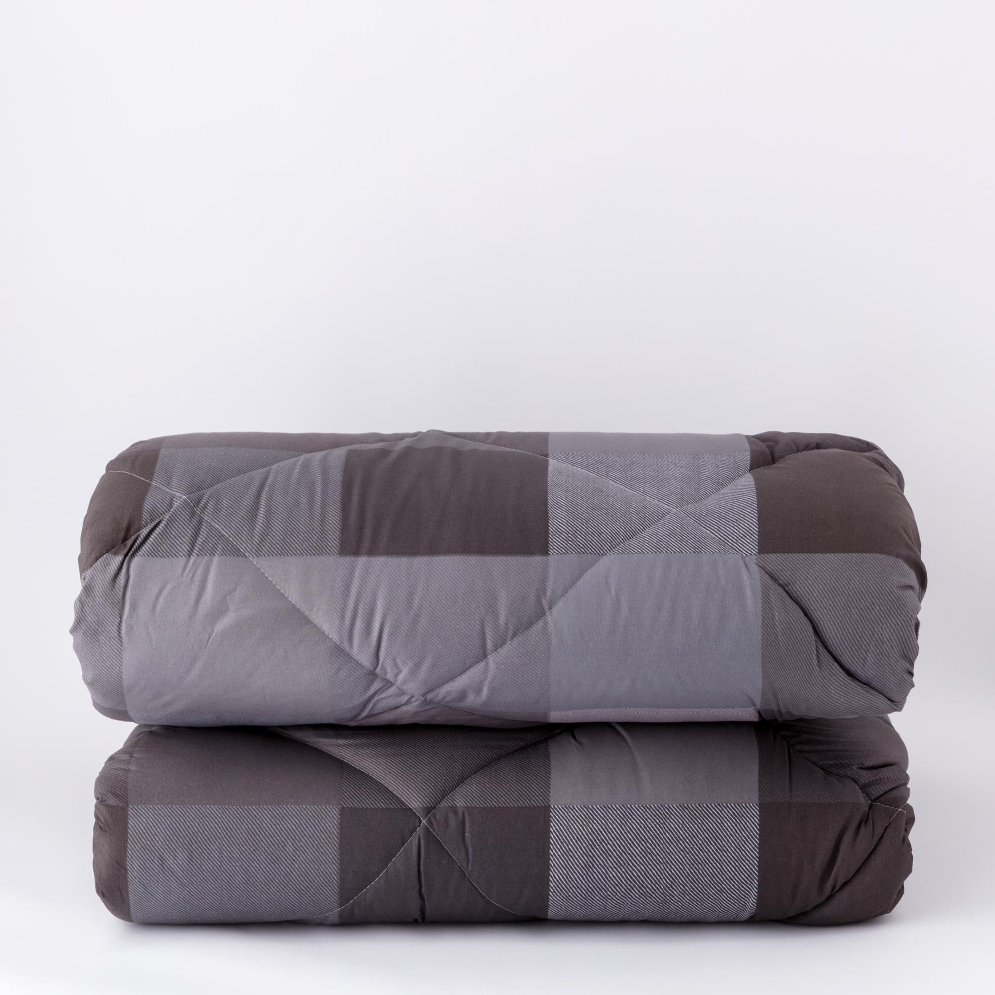 Trapunta in microfibra Doren Grigio 1 Piazza e Mezza | Leroy Merlin